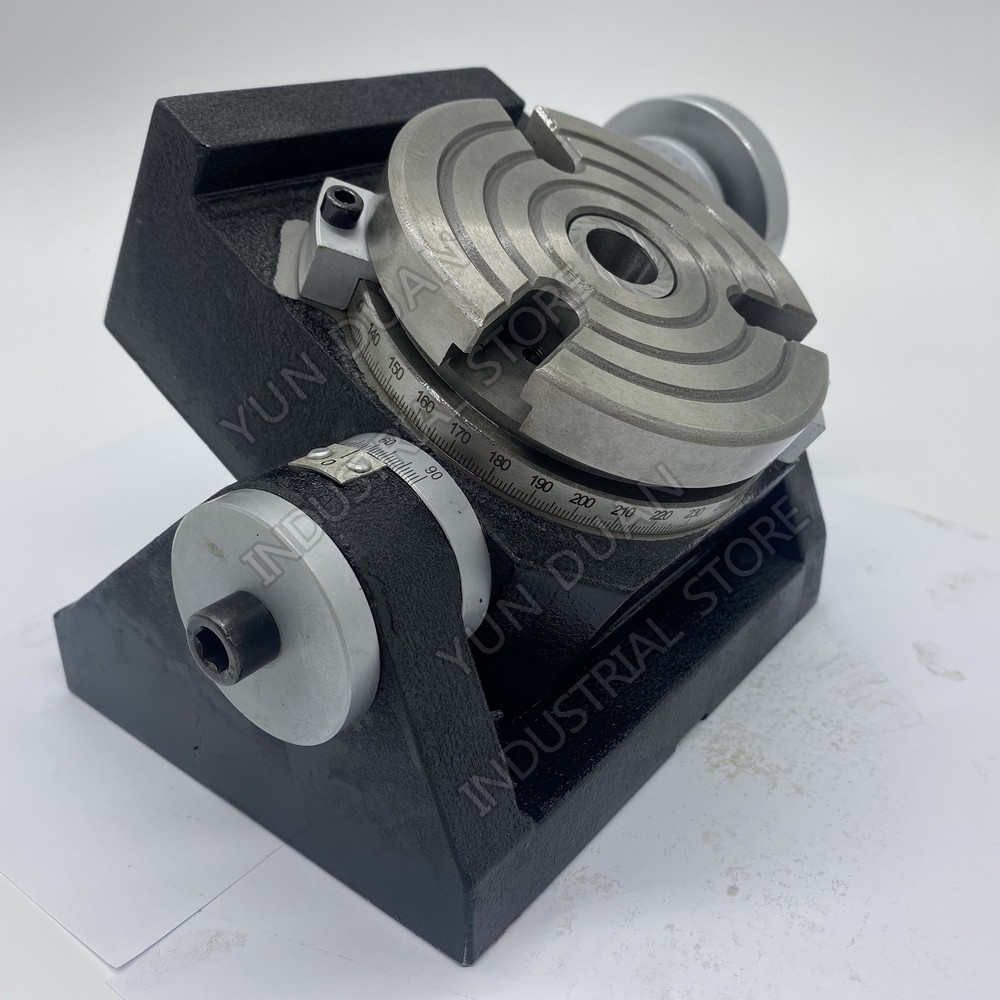Jual TQS Tilt 0-90 Degree Indexing Plate 5" Inch TSK125 Tilting CNC ...