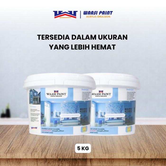 Jual Cat Tembok Anti Jamur dan Lembab Interior Exterior Ember Kecil 5Kg ...