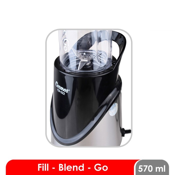 Jual Blender Mini Portable Personal Hand Blender Cosmos On The Go CB522 ...