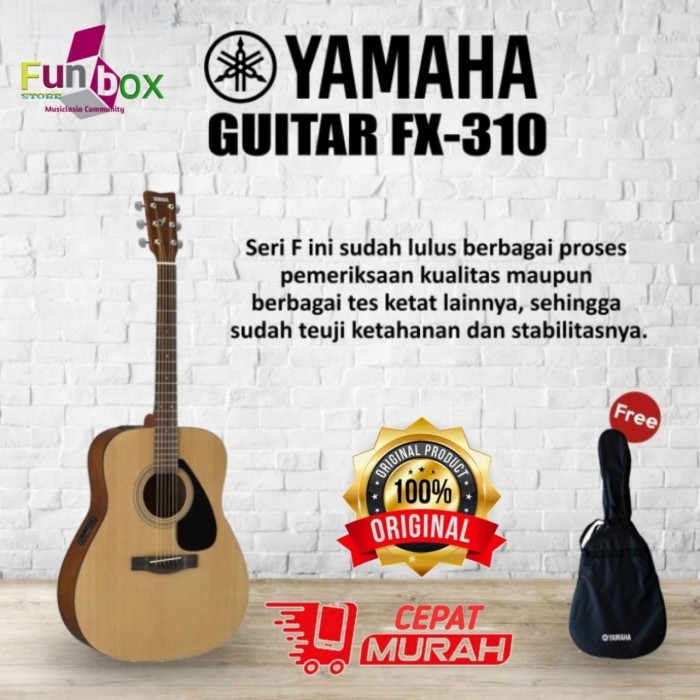Jual Gitar Elektro Akustik yamaha FX 310 FX310 Electro Acoustic Guitar ...