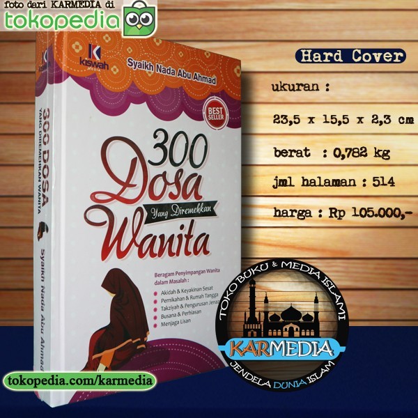 Jual 300 Dosa yang Diremehkan Di Remehkan Wanita Kiswah Karmedia | Shopee Indonesia