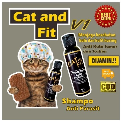 Jual Shampo Kucing Cat And Fit V1 Shampoo Anti Jamur Dan Parasit ...