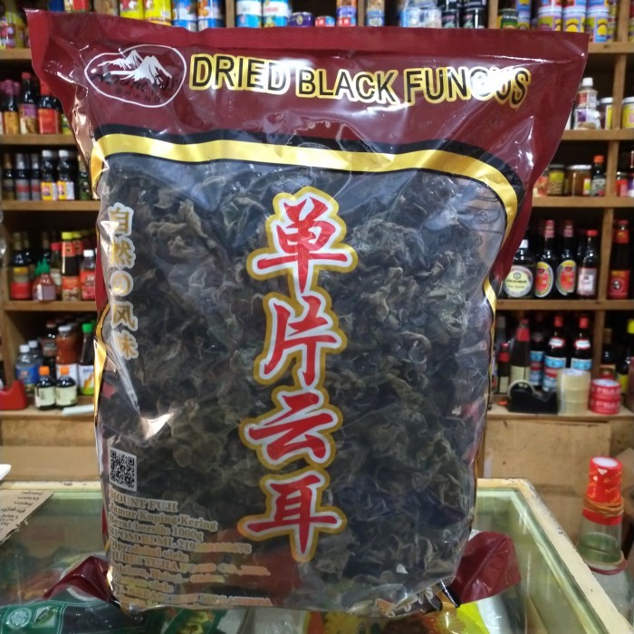 Jual Mount Fuji Jamur Kuping Hitam/ Jamur Lember Kering Hitam/ Bokji ...