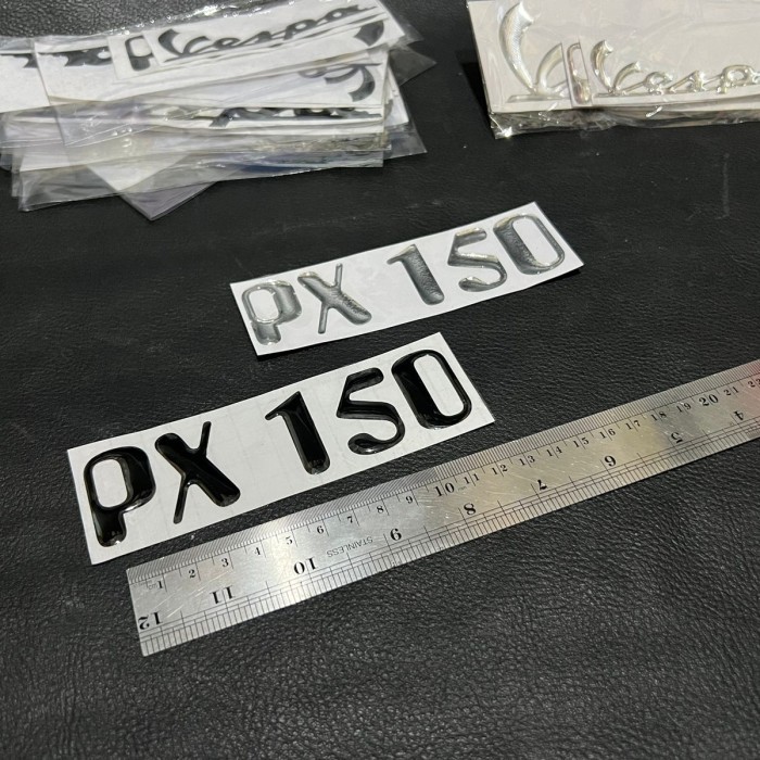 Jual Emblem Logo Stiker Sticker Cutting Lapis Resin Vespa New Px Pxe ...