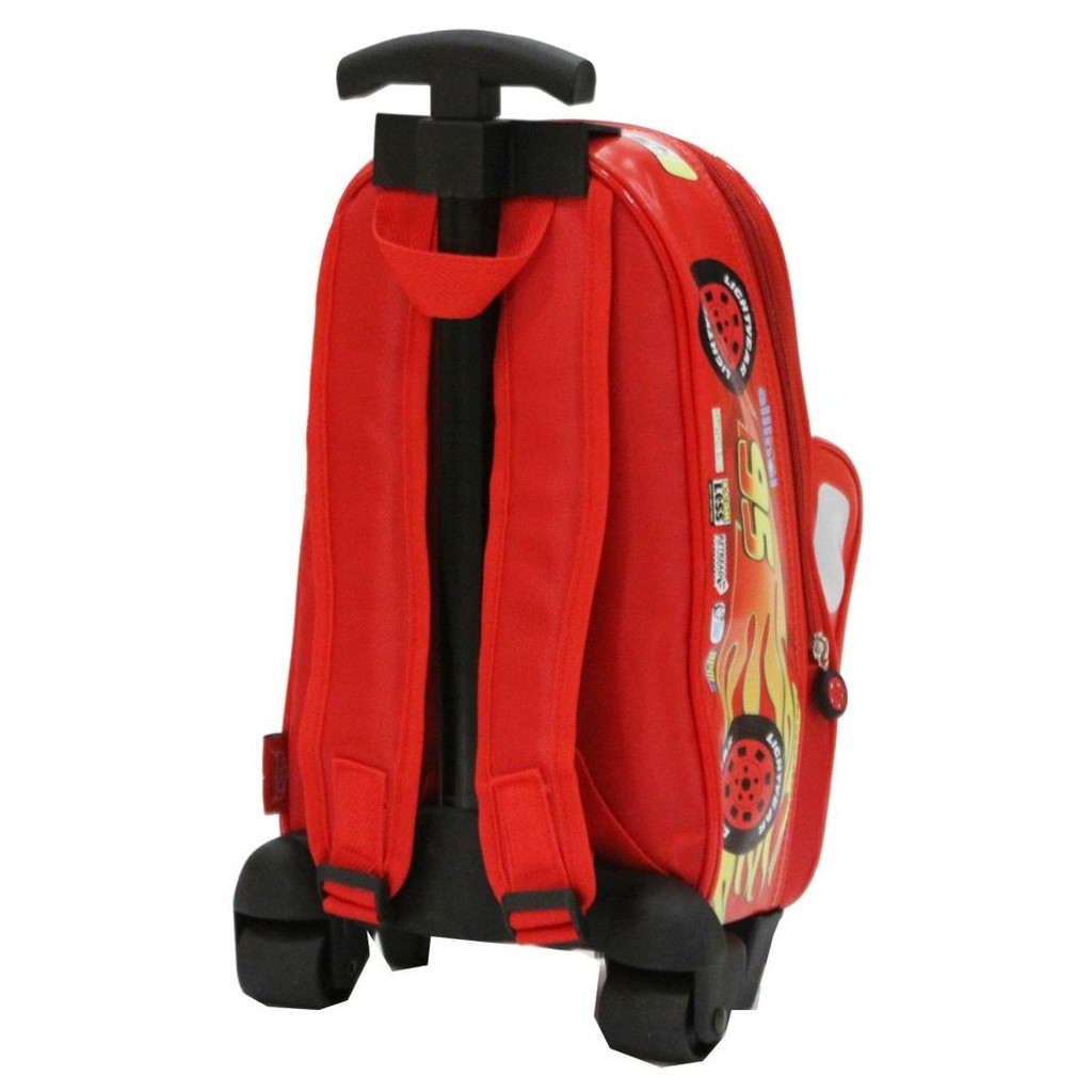 Jual Tas Anak Trolley Paut Cars Mcqueen Kain Sponge Tahan Air | Shopee ...