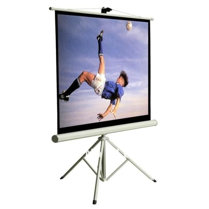 Jual READY LAYAR PROYEKTOR / SCREEN PROJECTOR TRIPOD 70 INCH | Shopee ...
