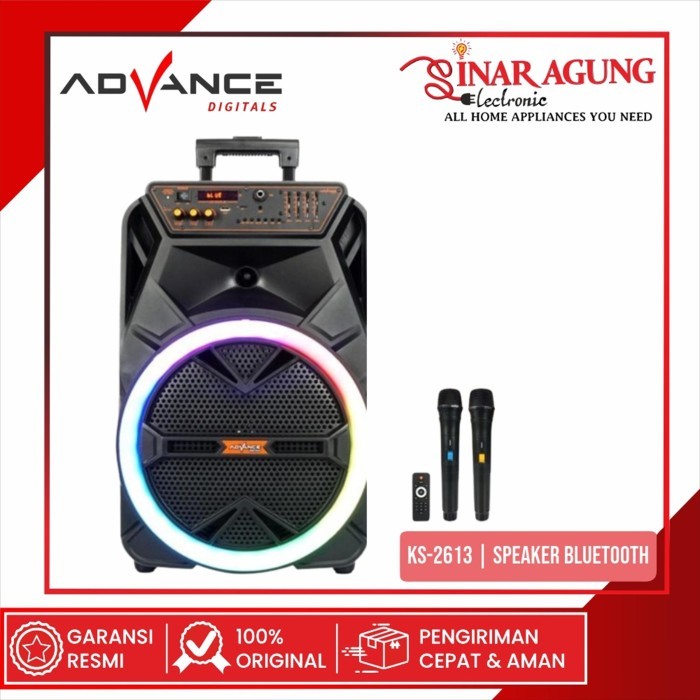 Jual Advance Ks-2613 / Ks2613 Speaker Bluetooth Portable - Garansi ...