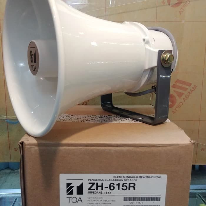 Jual Toa Speaker Masjid Zh-615R Original Toa Corong Bulat 15 Watt ...