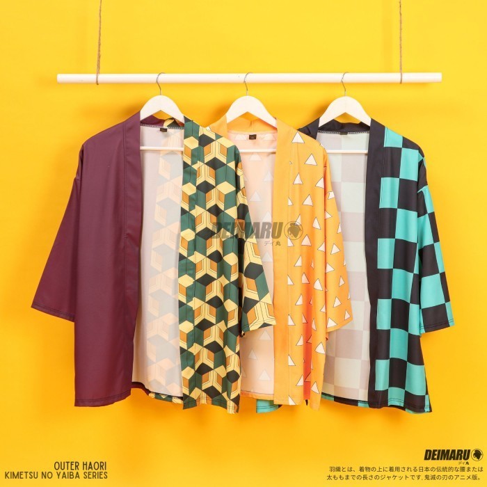 Jual Kostum Kimono Haori Outer Cardigan Jepang - Haori Demon SLayer KNY ...