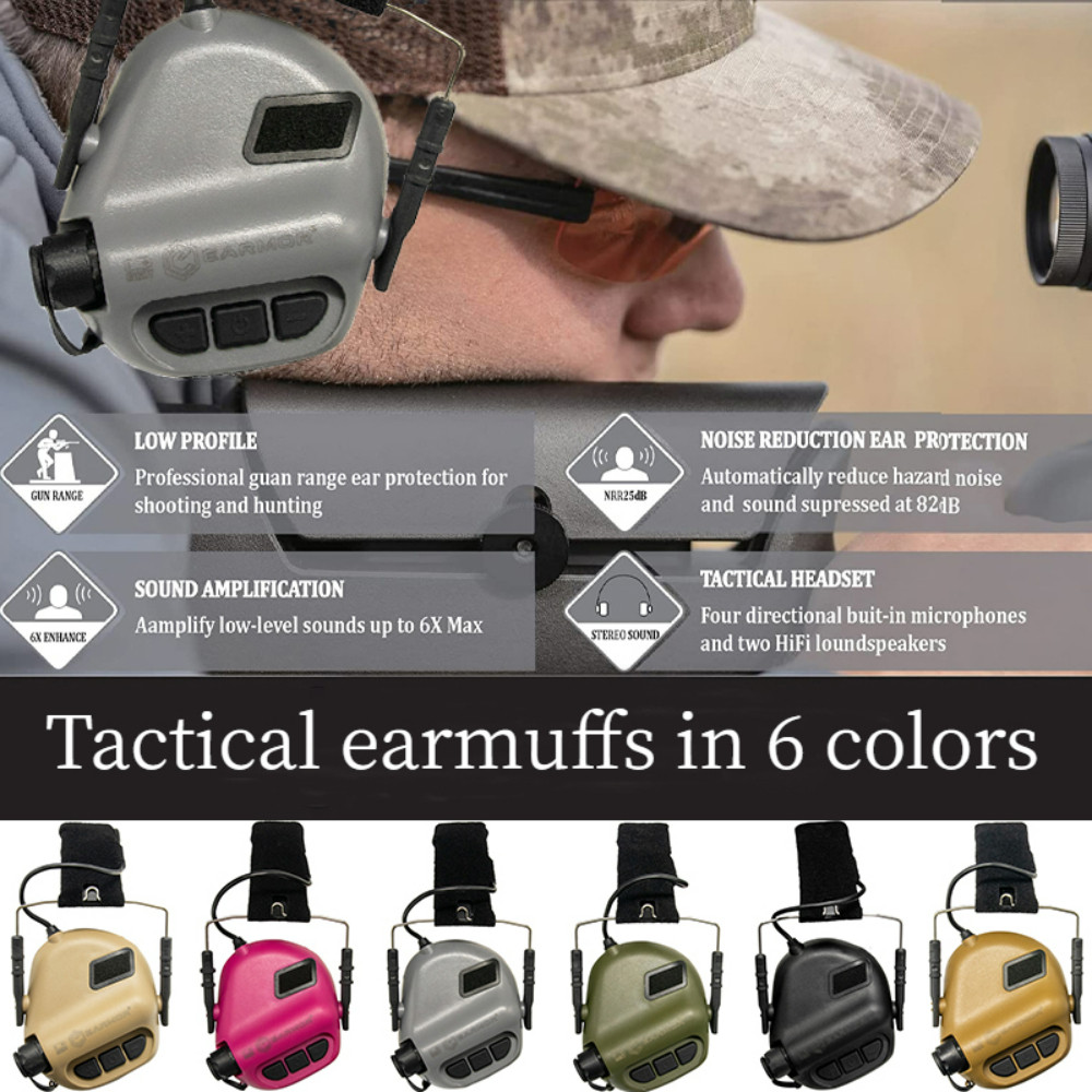 Jual EARMOR Military Tactical Headphones M31 MOD3 Electronic Shooting ...