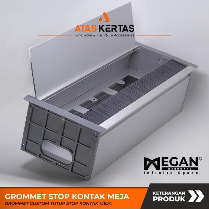 Jual Box Grommet Custom-Gromet Kabel Meja-Tutup Stop Kontak Meja Tanam ...