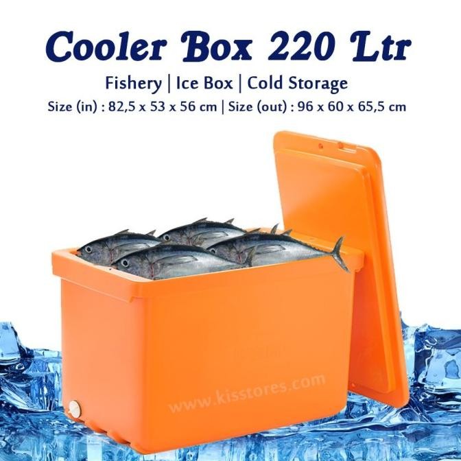Jual Promo Cooler Box Ikan Kapasitas 220 Liter Cooler Box 220 Liter ...