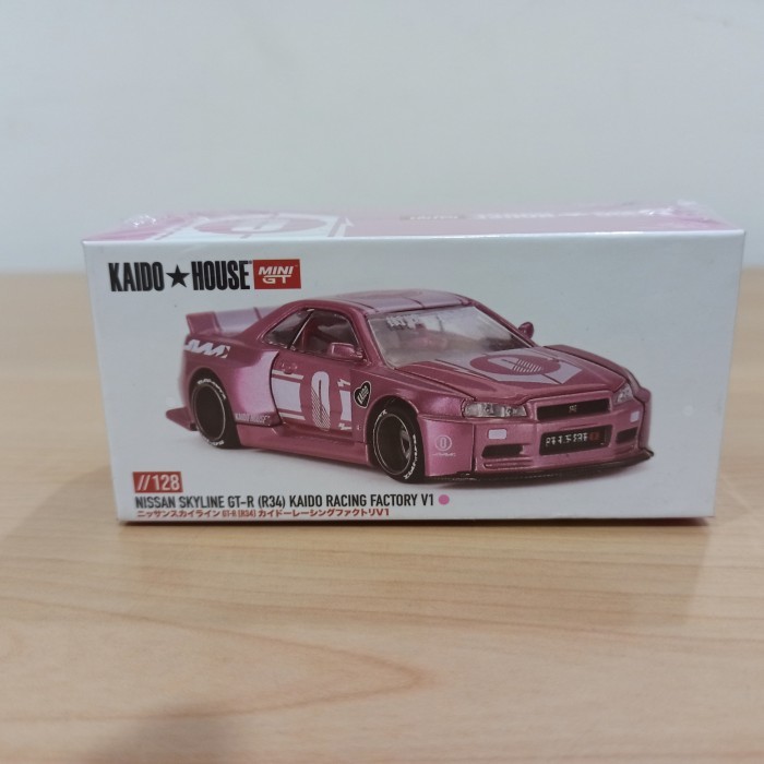 Jual MiniGT Nissan Skyline R34 PINK, Kaido Racing Factory V1 Kaido ...