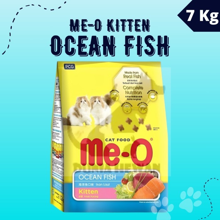 Jual Meo Me-O Kitten Ocean Fish 7 Kg 7Kg | Shopee Indonesia