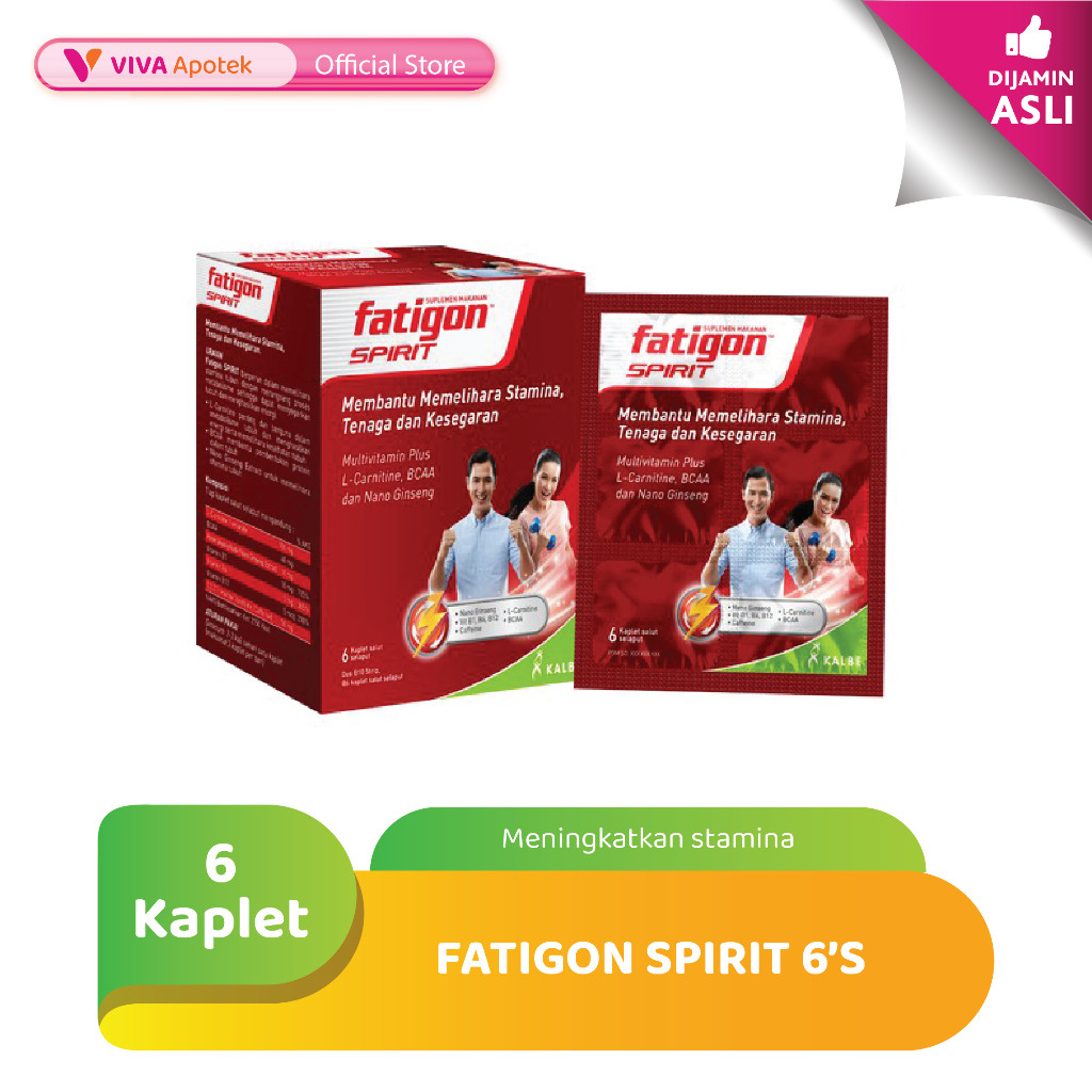 Jual Fatigon Spirit untuk Meningkatkan Stamina (6 Kapsul) | Shopee ...