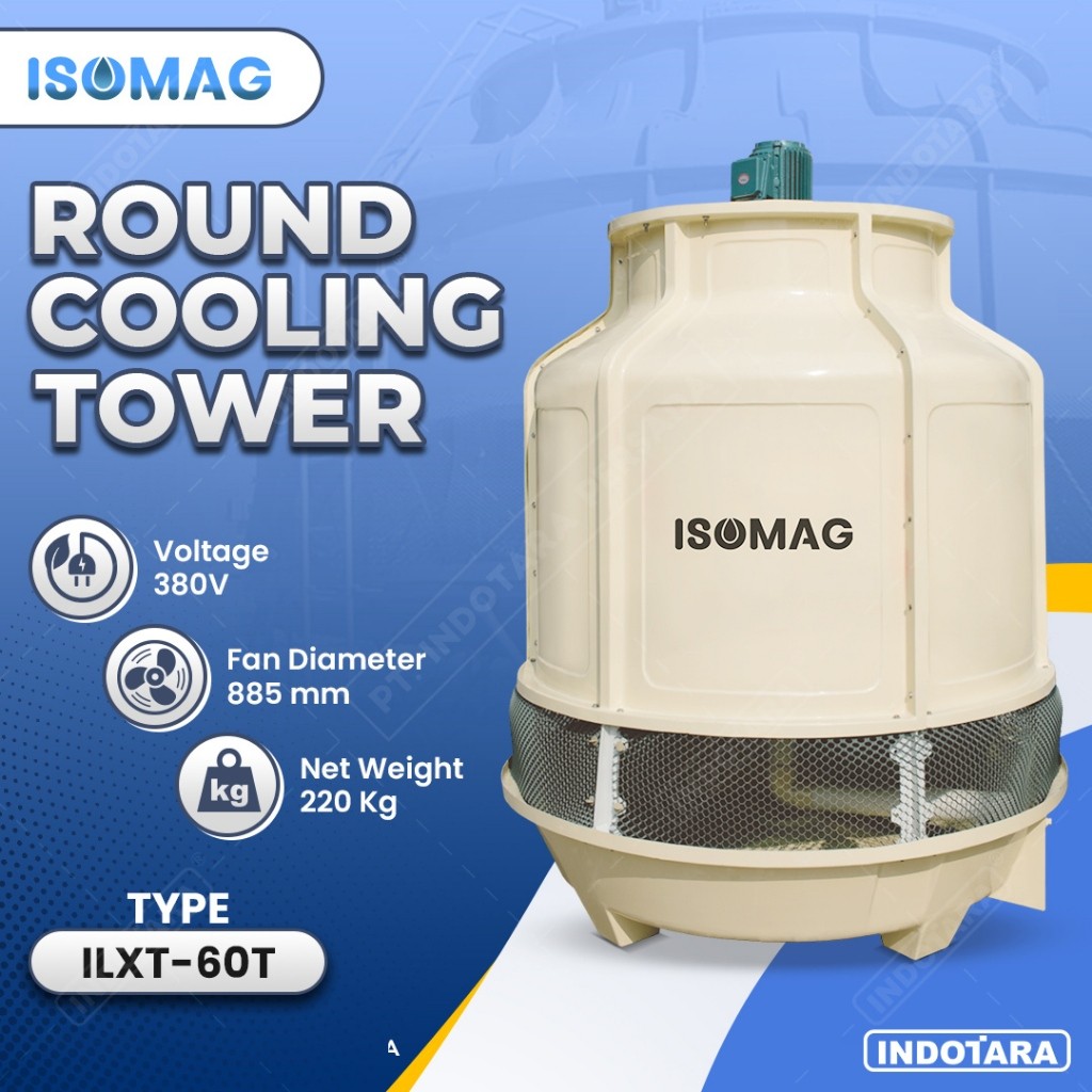 Jual Industrial Round Cooling Tower - Menara Pendingin Air Isomag ILXT ...