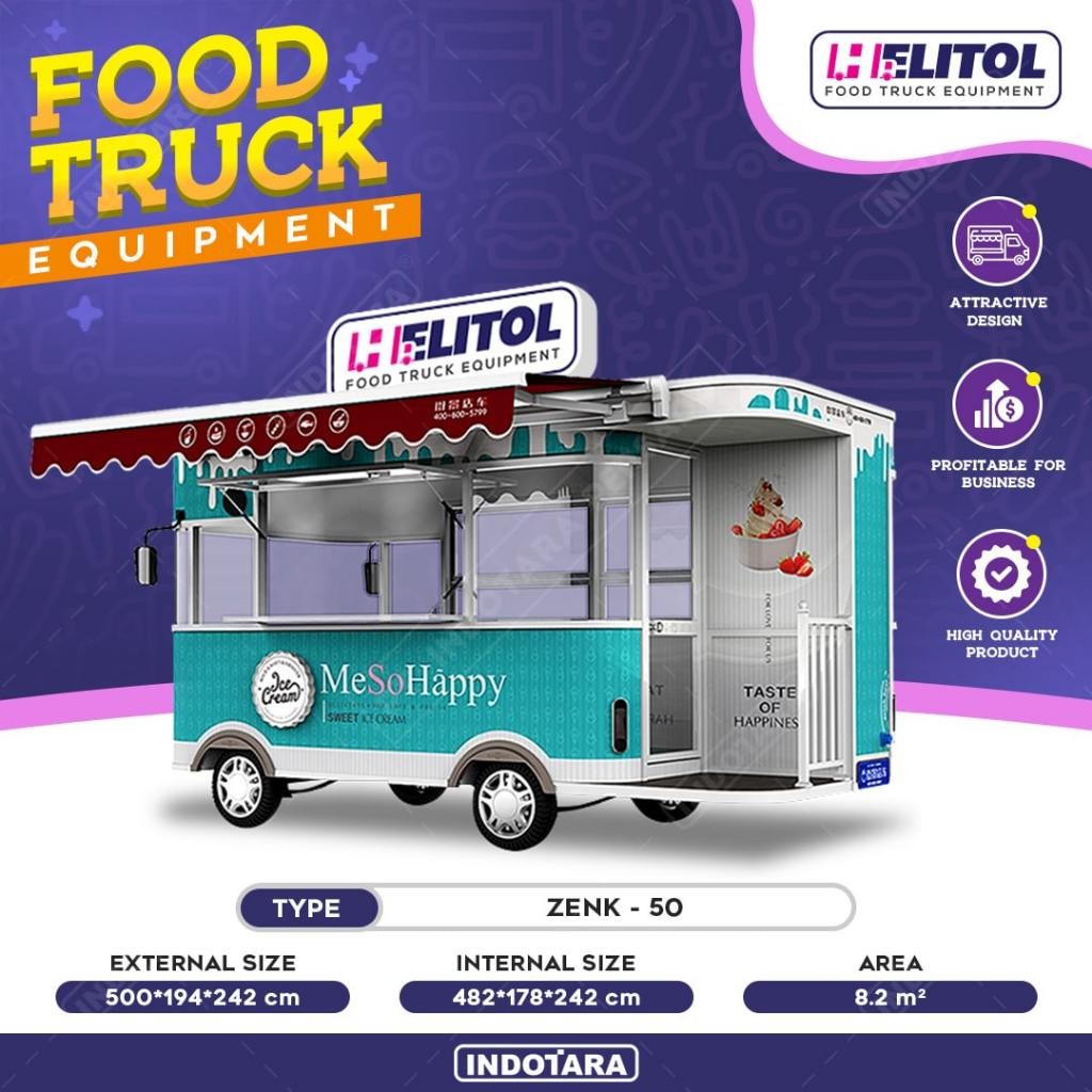Jual Truk Makanan / Food Truck Helitol Zenk-50 | Shopee Indonesia
