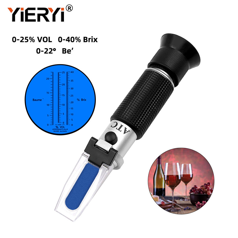 Jual RAPEX Yieryi 3 In 1 Handheld Alcohol Refractometer Sugar Wine ...