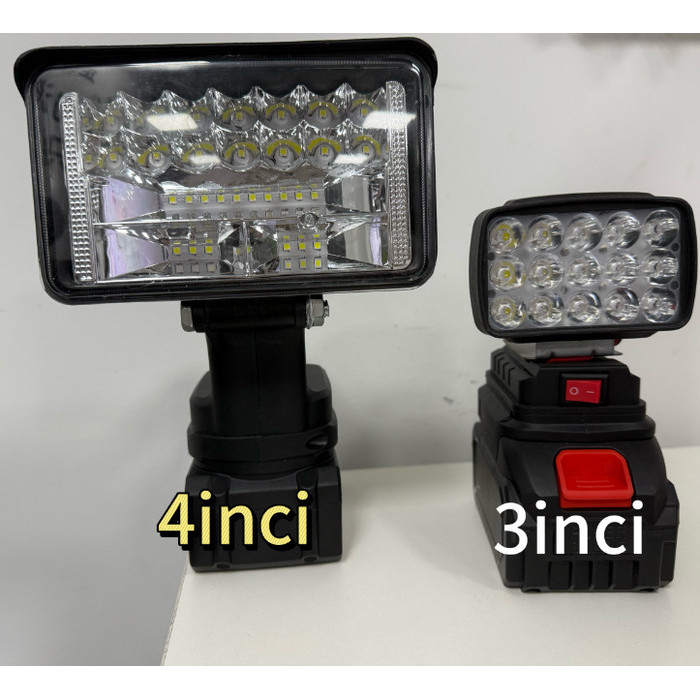 Jual BEBAS ONGKIR - ZHIPU Lampu LED Lithium Ion 50W 4 inci Lampu ...
