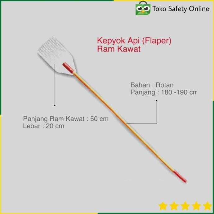 Jual Kepyok Api Ram Kawat / Gepyok Pemadam Api Ram Kawat Original ...