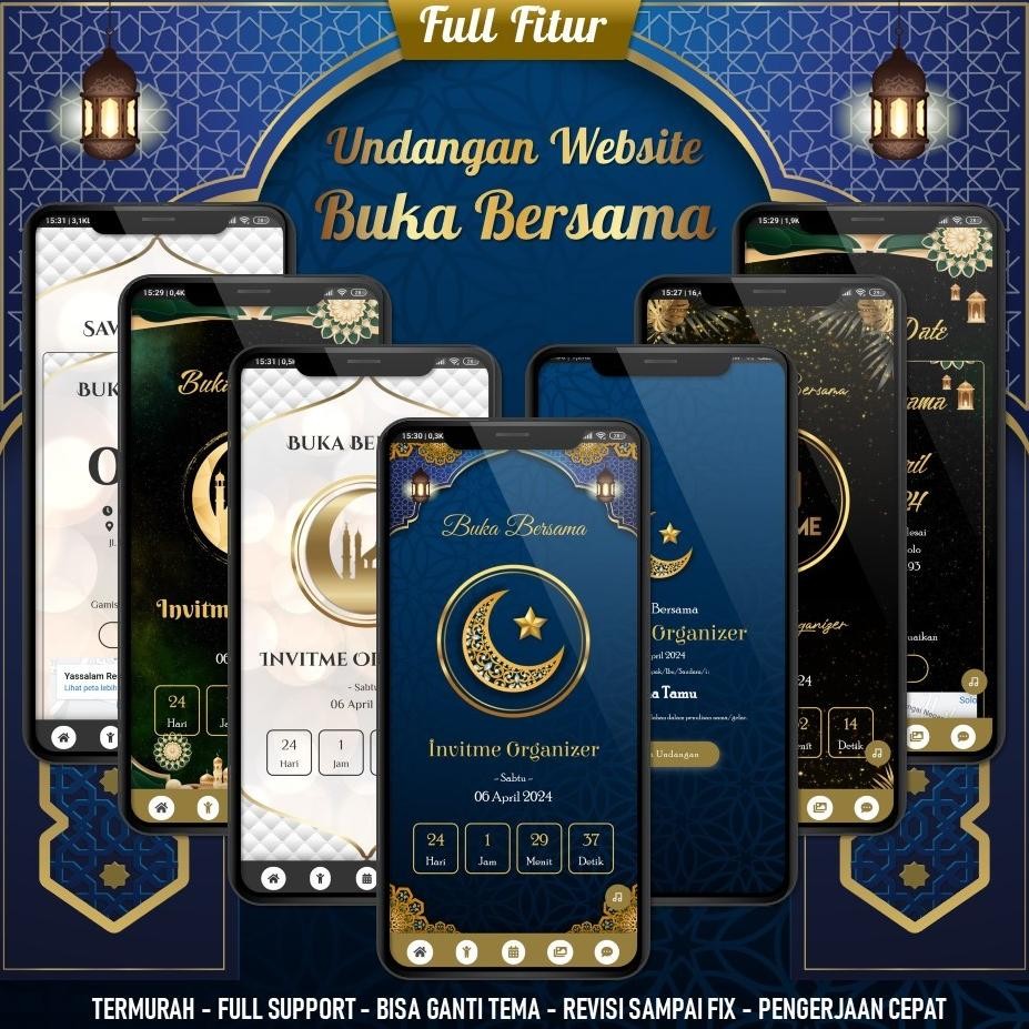 Jual Undangan Buka Bersama Website Online Bukber Ramadhan Web Murah ...