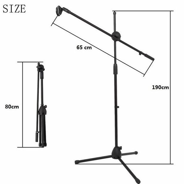 Jual Stand Tiang Mic / Tripod Holder Mikrofon 2 Klip | Shopee Indonesia