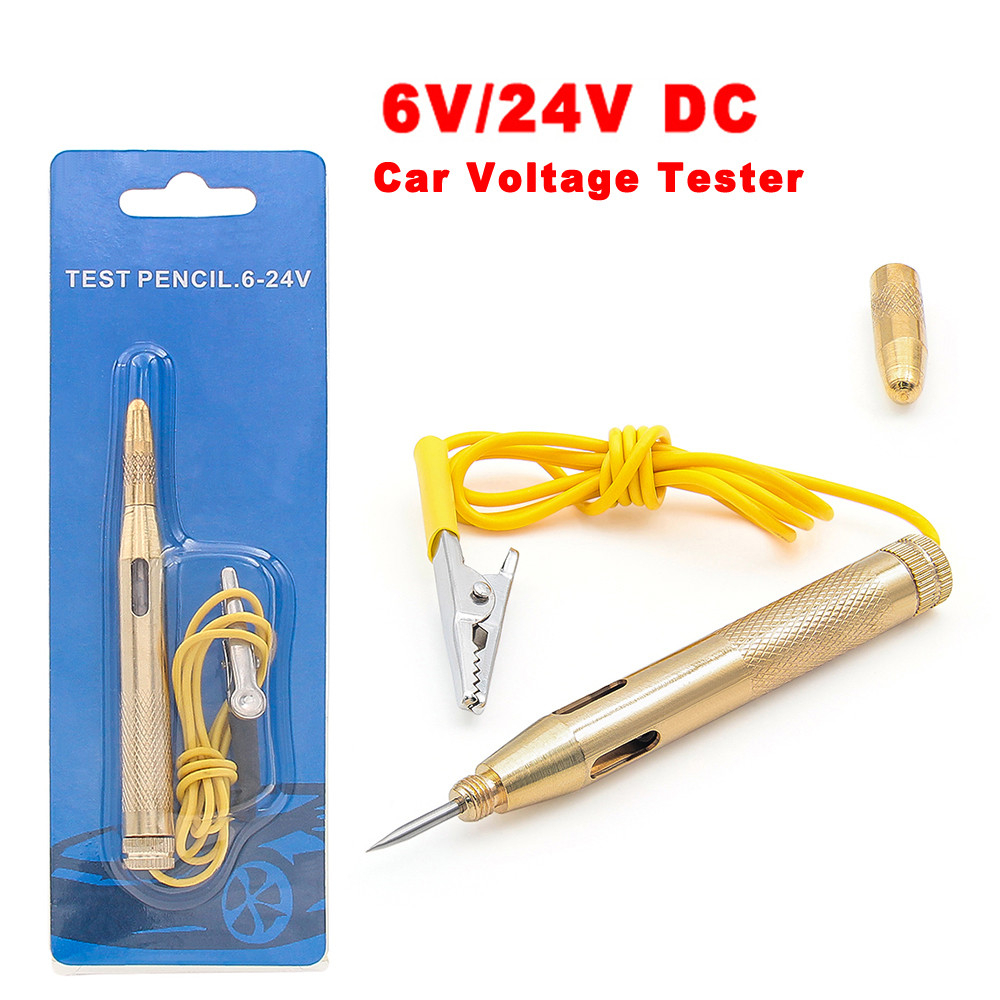 Jual ALKHZABAN 6V 12V 24V Car Light Tester Lamp DC Voltage Tester ...