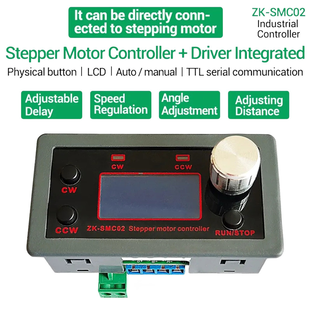 Jual ALKHZABAN SMC02 Stepper Motor Driver and Controller DC 10-30V 4A Reverse Pulse Speed ...