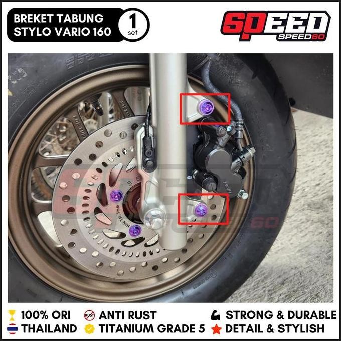 Jual HARGA DISC - Probolt Titanium Baut Breket Tabung Honda Vario Stylo PCX ADV 160 Grade 5 King ...