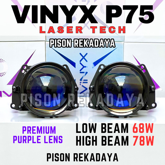 Jual Projector Biled P75 Proji Vinyx P75 3 Inch Lampu Vinix Vynix Led ...