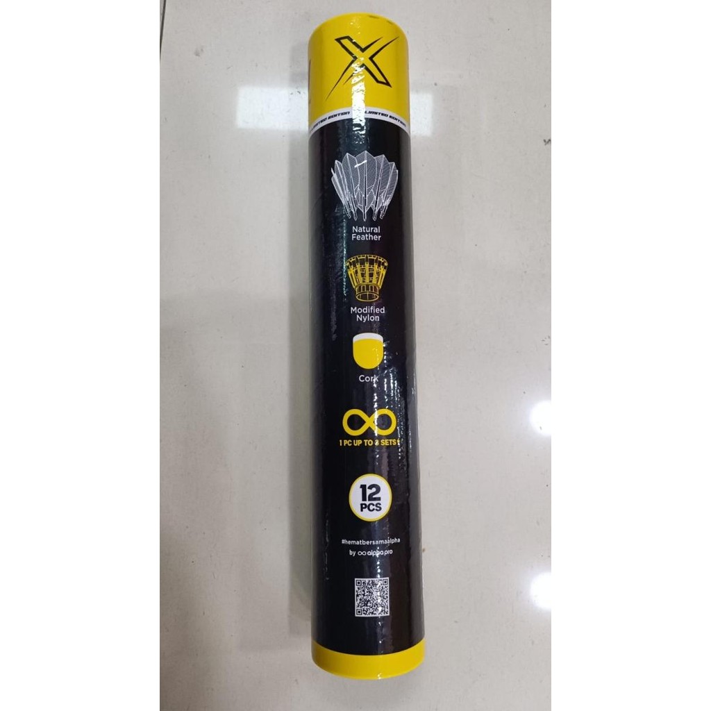 Jual Shuttlecock / Kok Bulutangkis Badminton ALPHA X 3in1 ORIGINAL ...