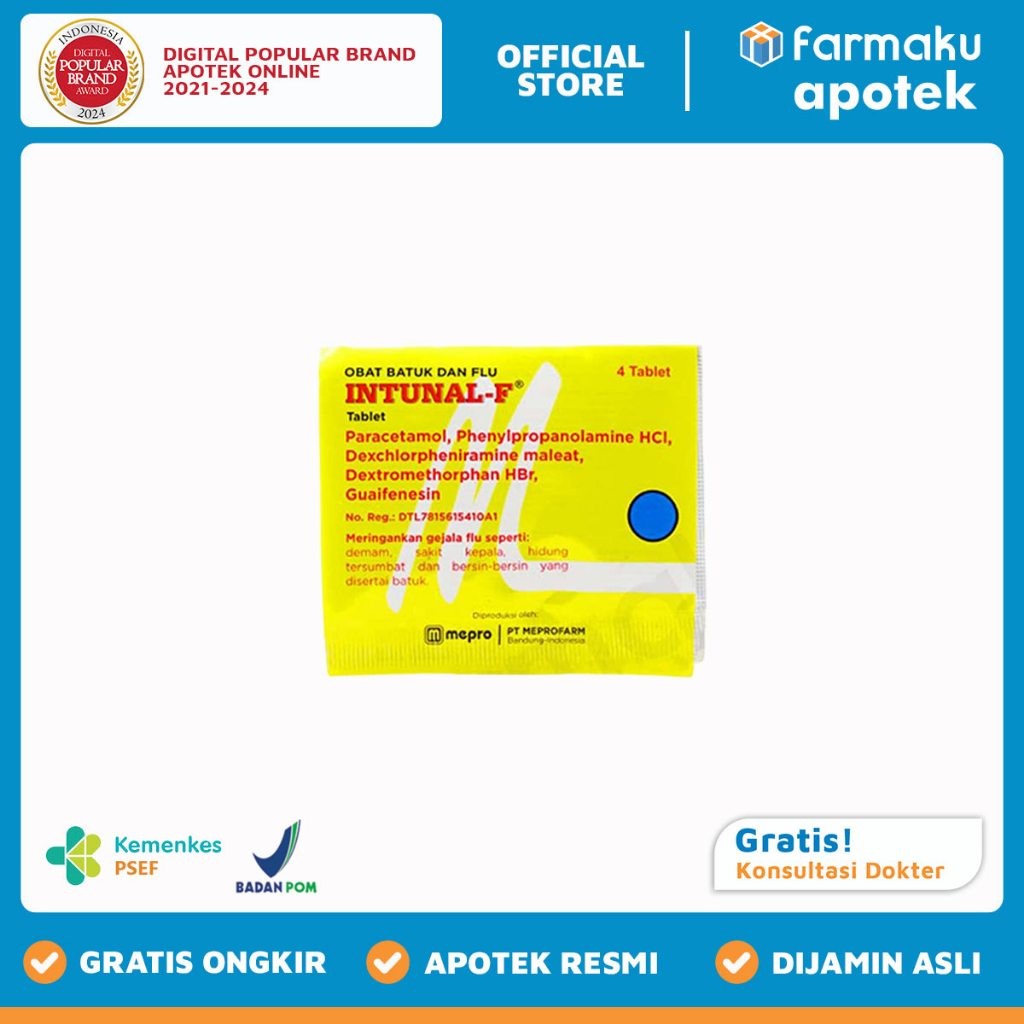 Jual Intunal Forte Strip 4 Tablet - PSG | Shopee Indonesia