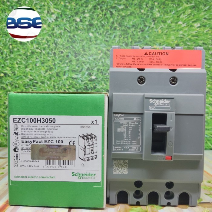 Jual Jual MCCB EZC / Breaker EasyPact Schneider EZC100H 3P 50A ezc100h3050 | Shopee Indonesia