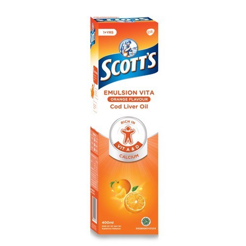 Jual Scott Emulsion Vita 400 Ml / Omega 3 / Minyak Ikan / Dha | Shopee ...