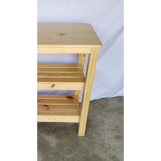 Jual MEJA RAK 2 PANJANG 80CM, MEJA KAYU JATI BELANDA/MEJA AQUARIUM ...