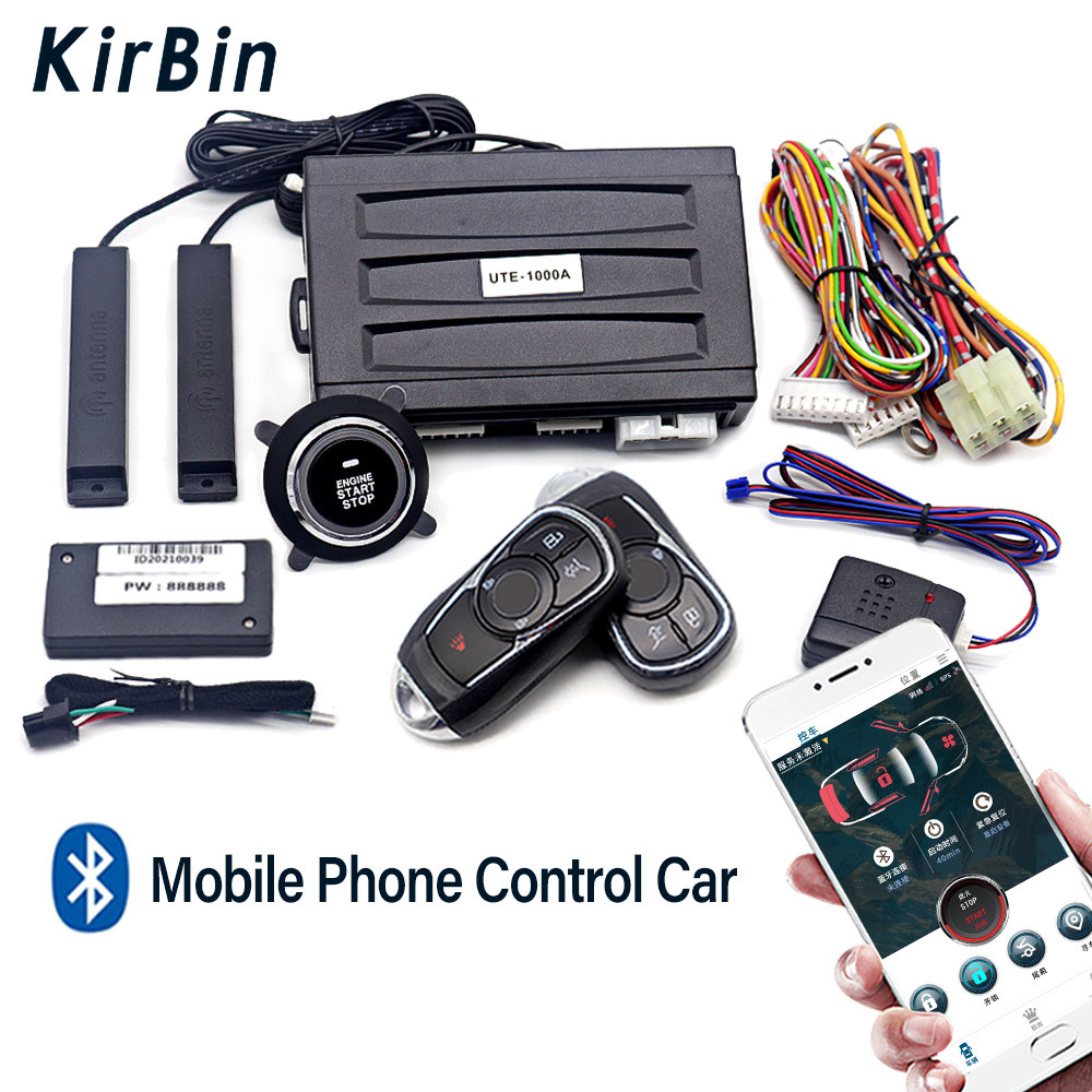 Jual NEPTTUNUS Car Alarm Autostart System with Button Start, App Remote ...
