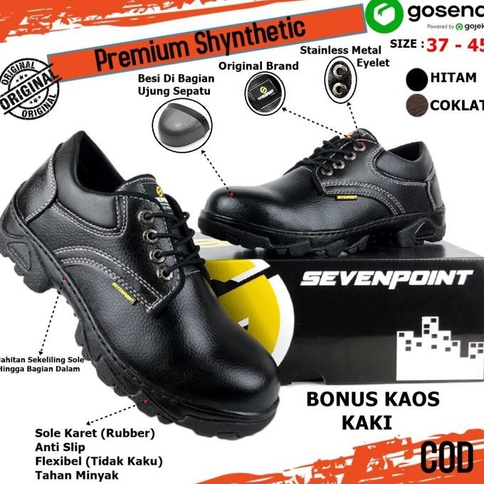Jual Sepatu Safety Original Pria Septy Proyek Lapangan Septi Ujung Besi ...