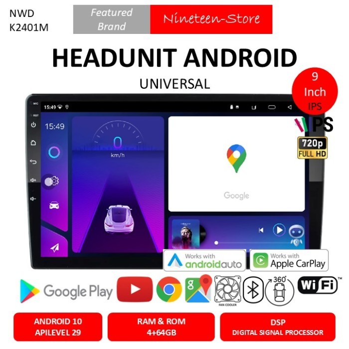 Jual HARGA DISC - Headunit Android Universal 9 Inch RAM 4GB 64GB Pro ...