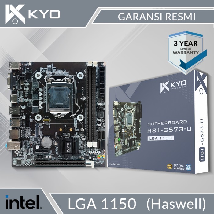 Jual MOTHERBOARD KAIZEN H81 LGA 1150 DDR3 H81 MAINBOARD MOBO H81 ORIGINAL QUALITY | Shopee Indonesia