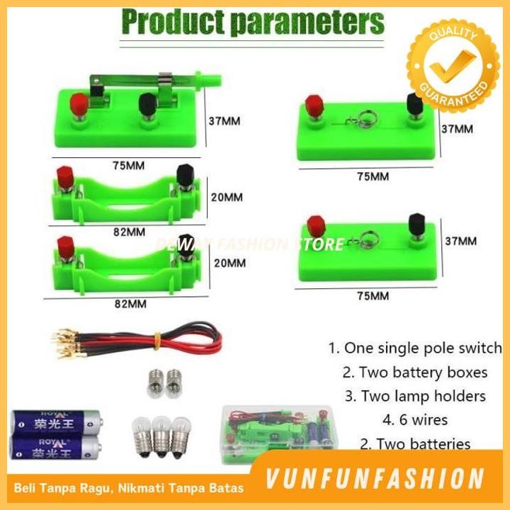 Jual DIY PHYSICS ELECTRIC CIRCUIT LEARNING STARTER KIT BASIC KOTAK ...