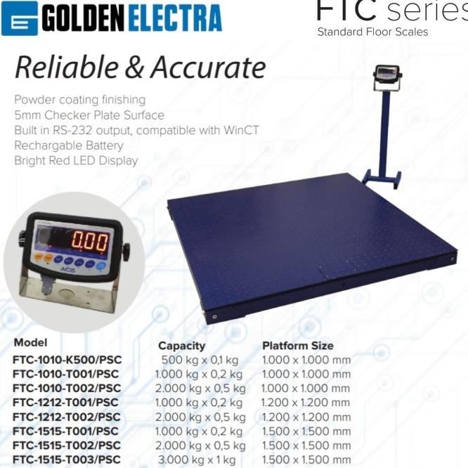 Jual Timbangan Lantai Digital 2 Ton Acis / Ftc1515-T002/Psc Floor Scale | Shopee Indonesia