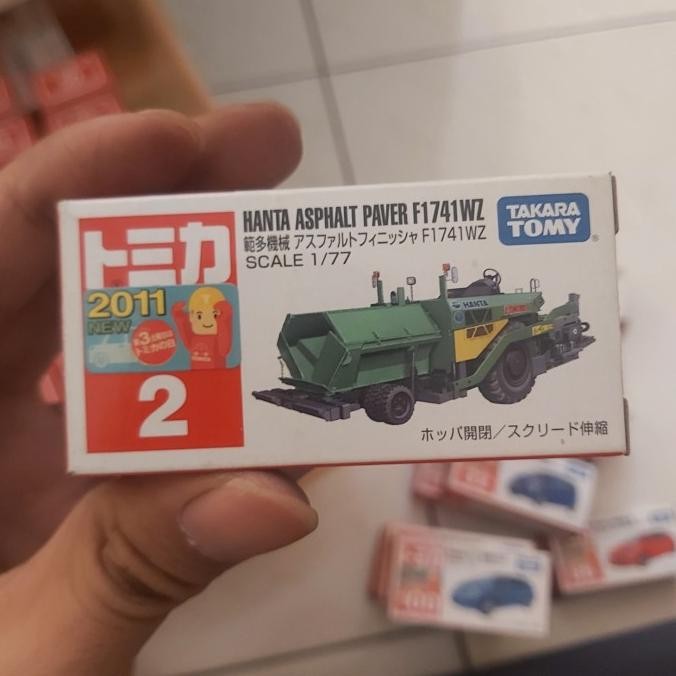Jual Tomica No 2 Hanta Asphalt Paver F1741wz First Edition | Shopee ...