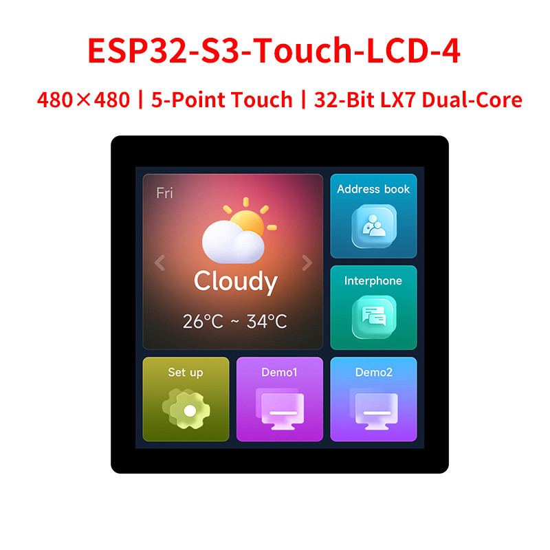 Jual Jets Esp32 S3 4 Inch Capacitive Touch Display 5 Point Touch 32 Bit Lx7 Dual Core Processor