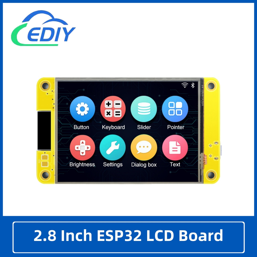 Jual Jets 28 Inch Lcd Tft Module With Touch Wroom Esp32 Arduino Lvgl Wifiandbluetooth Development