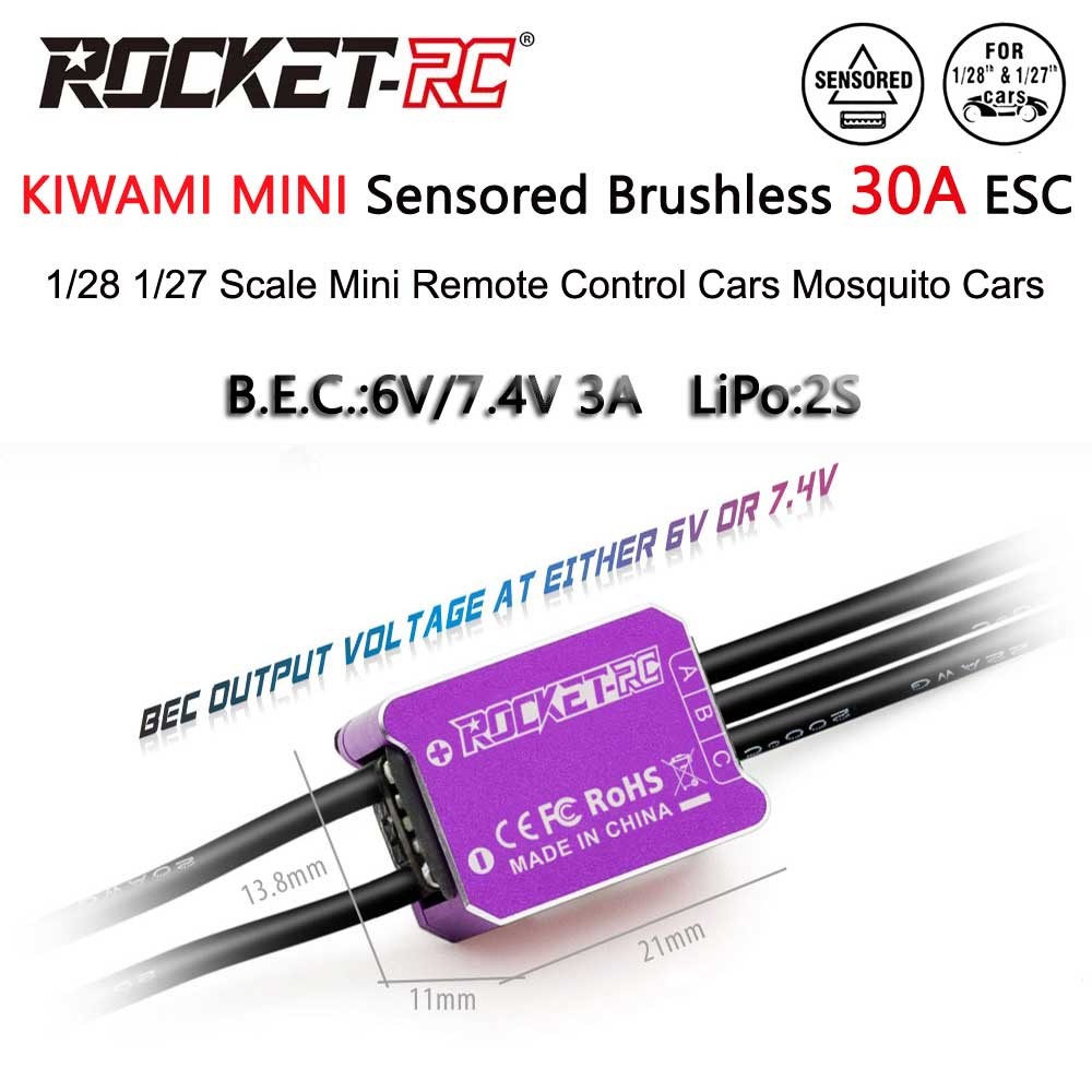 Jual CIF KIWAMI MINI 30A ESC Sensored Brushless BEC 6V/7.4V 3A LIPO 2S ...