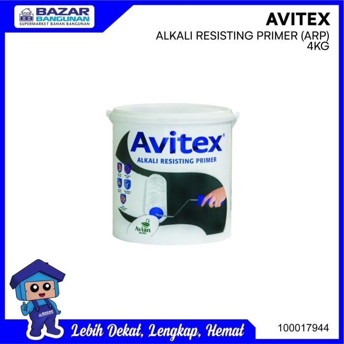 Jual CAT DASAR TEMBOK / DINDING / ALKALI RESISTING PRIMER AVITEX GALON ...