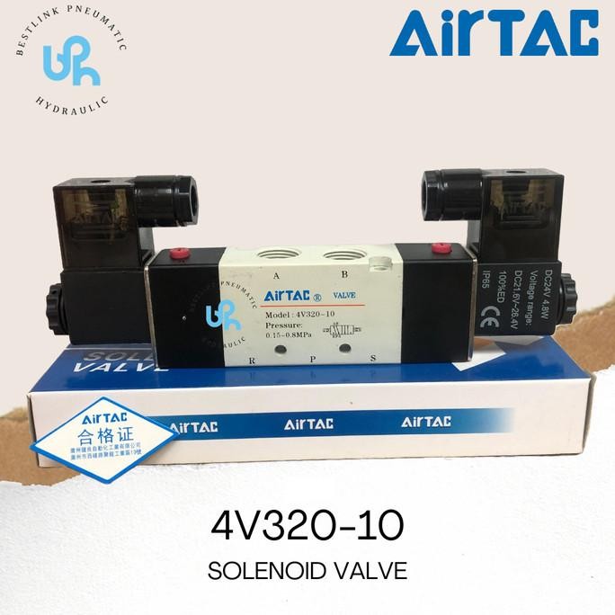 Jual Sale Airtac 4V320-10 Double Coil Solenoid Valve | Shopee Indonesia