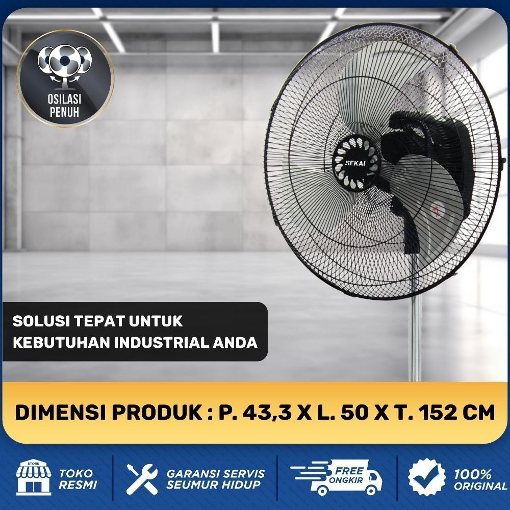 Jual As23 SEKAI Kipas Angin Berdiri Tornado / Stand Fan 18 Inch / 360 Osilasi - SFN 1809 Viral ...