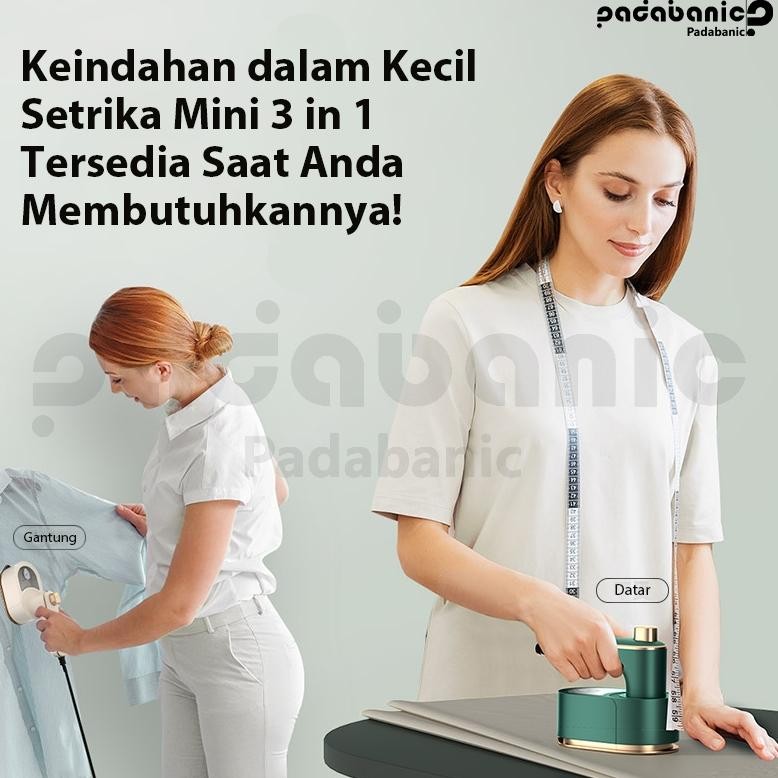 Jual Ew64 PADABANIC Setrika Uap Mini 3in1 Portable 6950 Hemat Energi ...