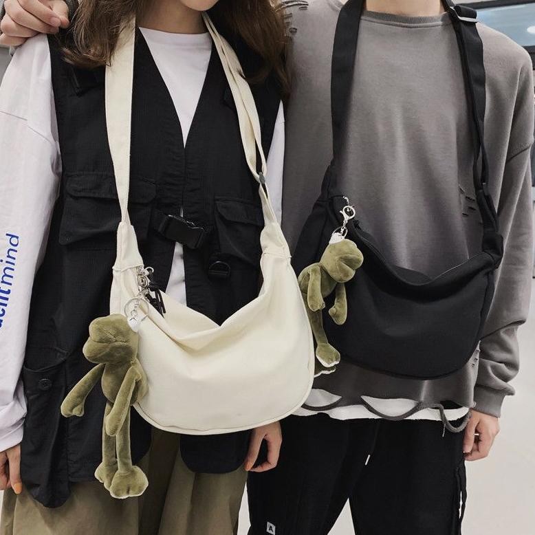 Jual Viral SIKLE CANVAS BAG TAS SELEMPANG KANVAS SLING BAG CANVAS Viral ...